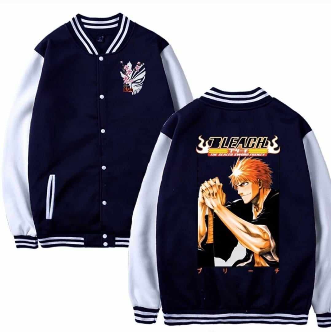 Bleach Varsity Jacket | Jackie's Uniquely U Boutique, LLC